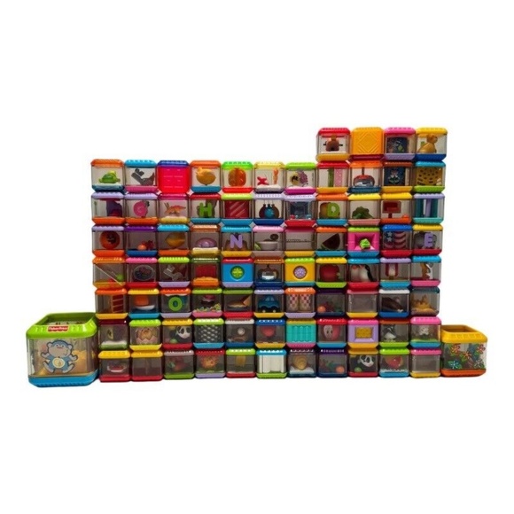 Fisher-Price | Toys | Fisher Price Peek A Boo Blocks 76 Blocks Square ...